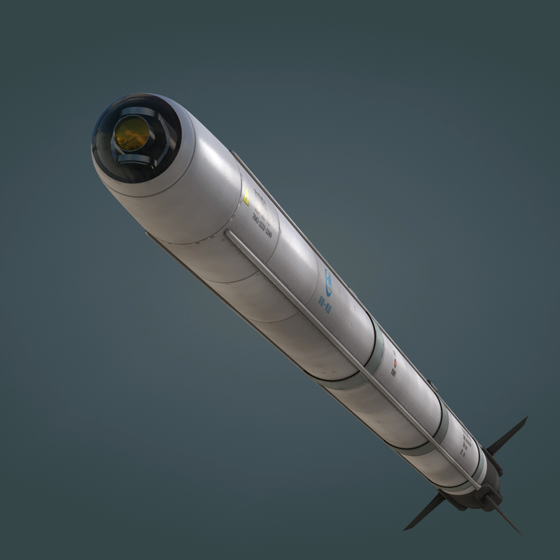 pl-10 missile 3d model