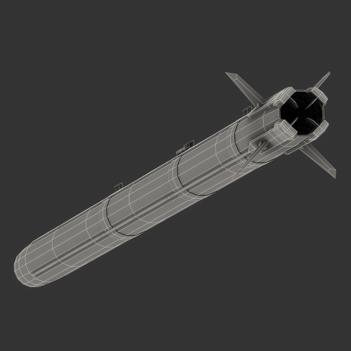pl-10 missile 3d model