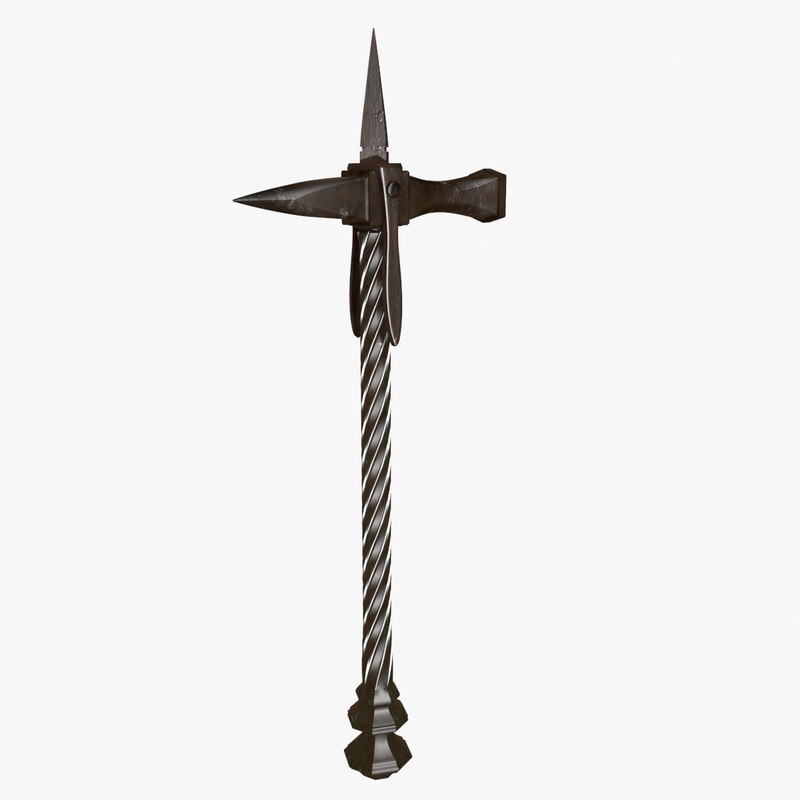 horseman s pick 3d model