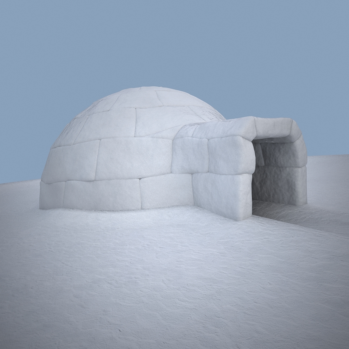 3d model igloo