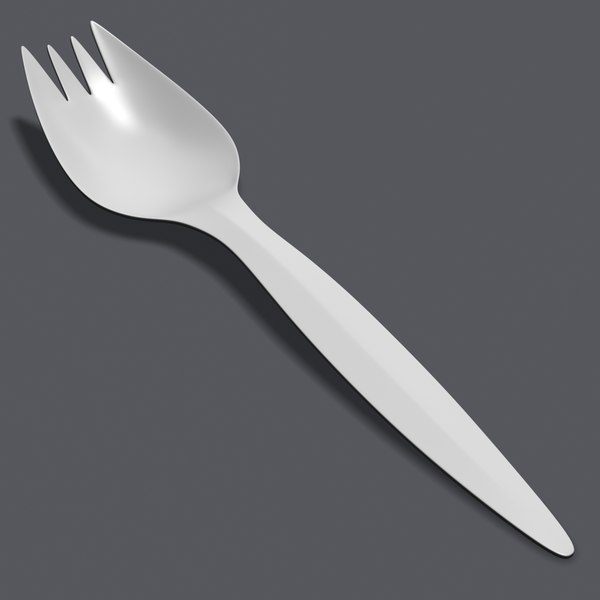 spork spoon fork 3d max