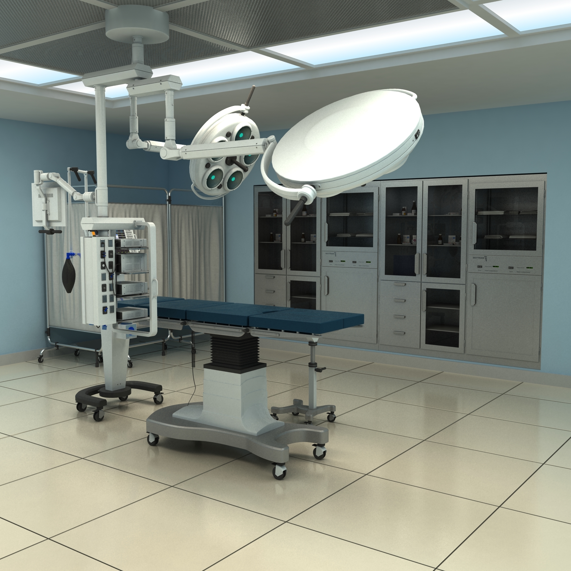surgery room 3d model