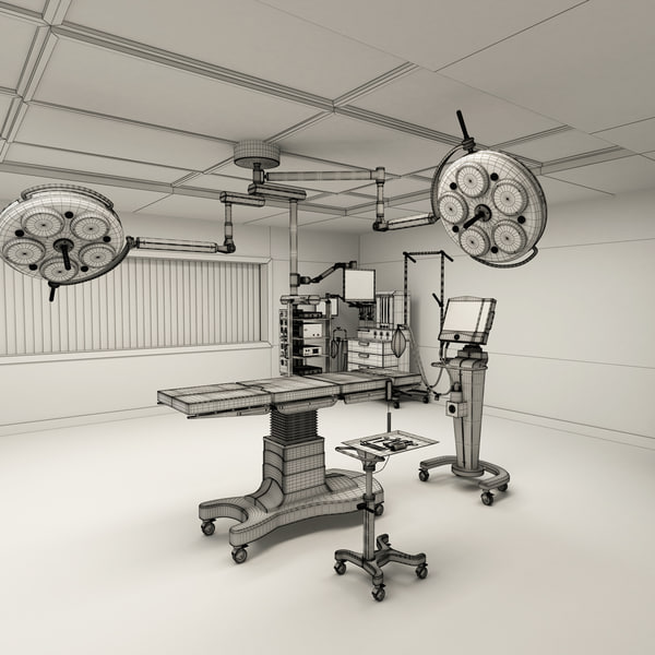 surgery room 3d model