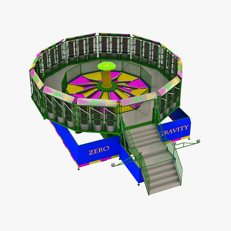 3d zero gravity ride model