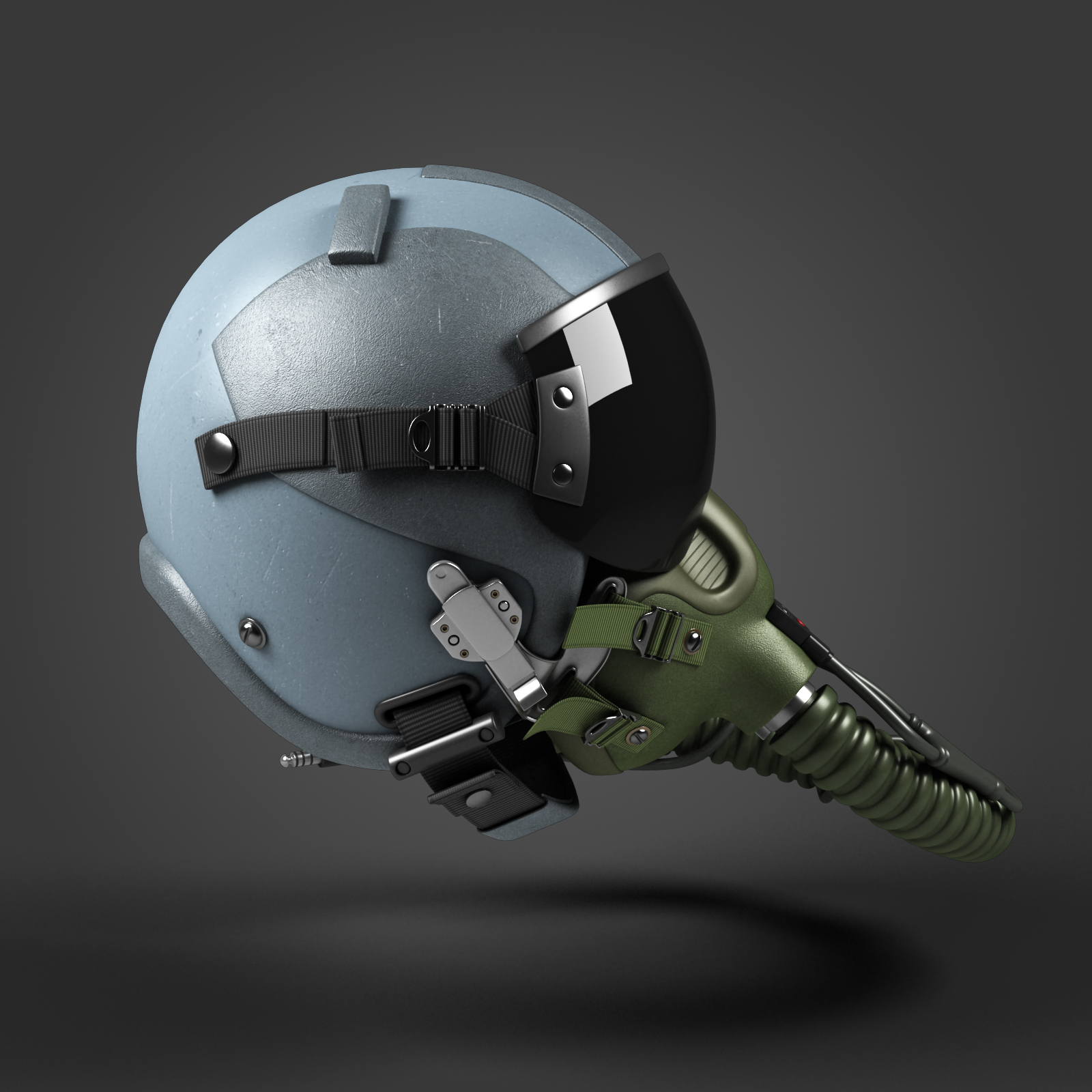 3d fighter helmet hgu-55