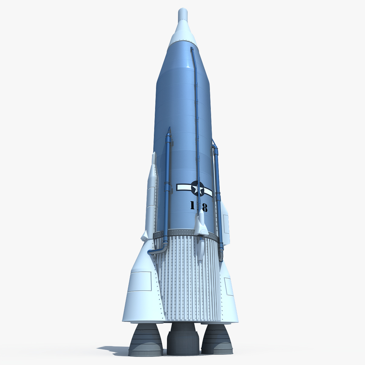 atlas rocket 3d model