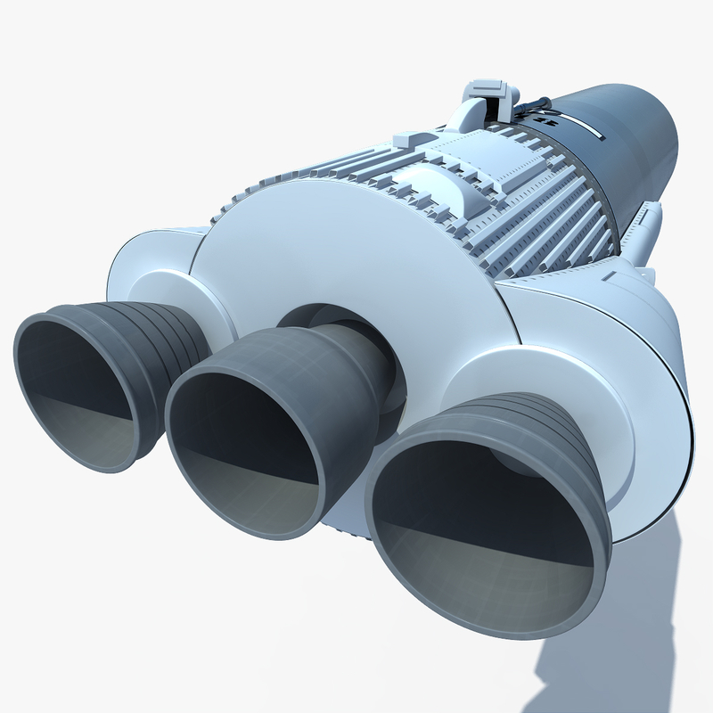 Atlas Rocket 3d Model