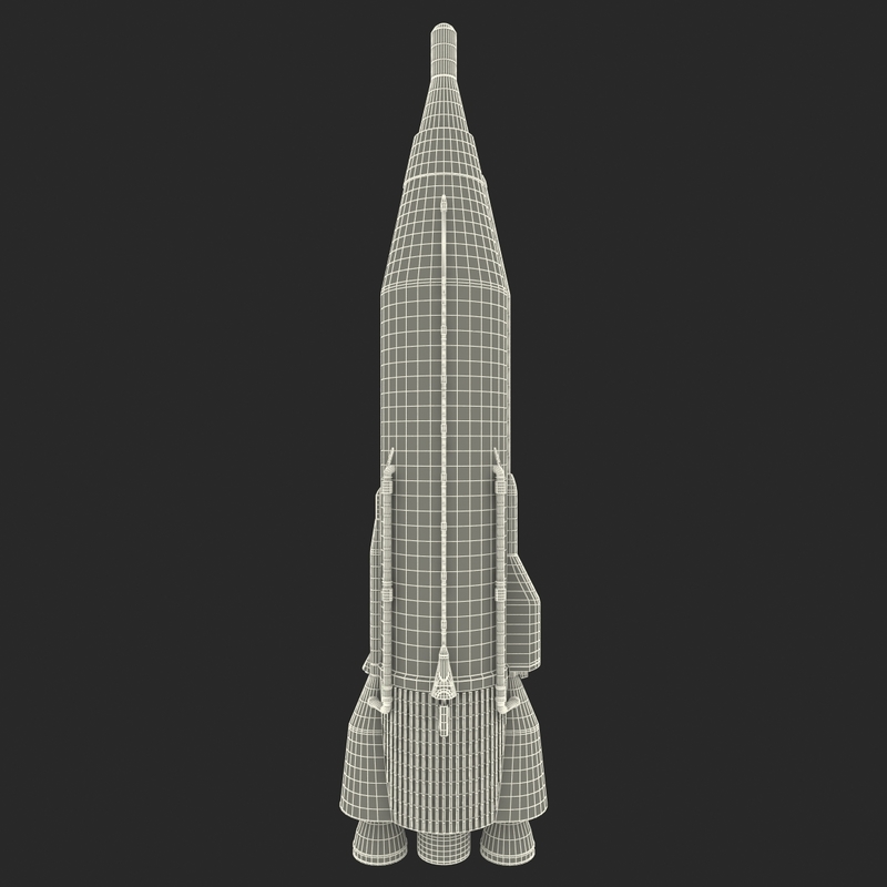 atlas rocket 3d model