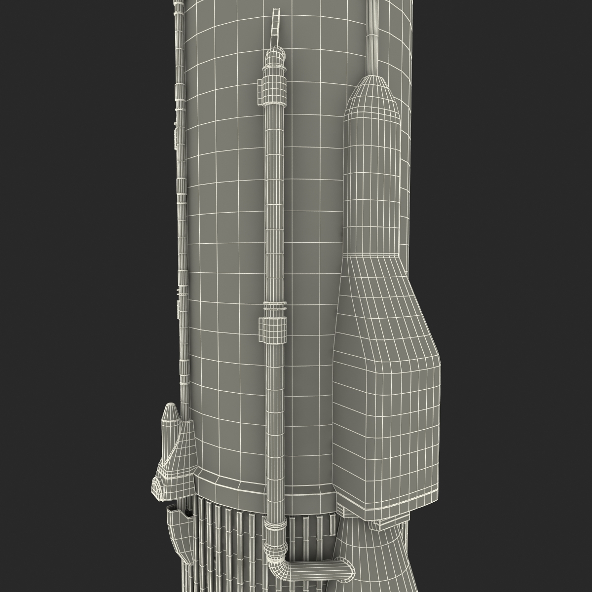 Atlas Rocket 3d Model
