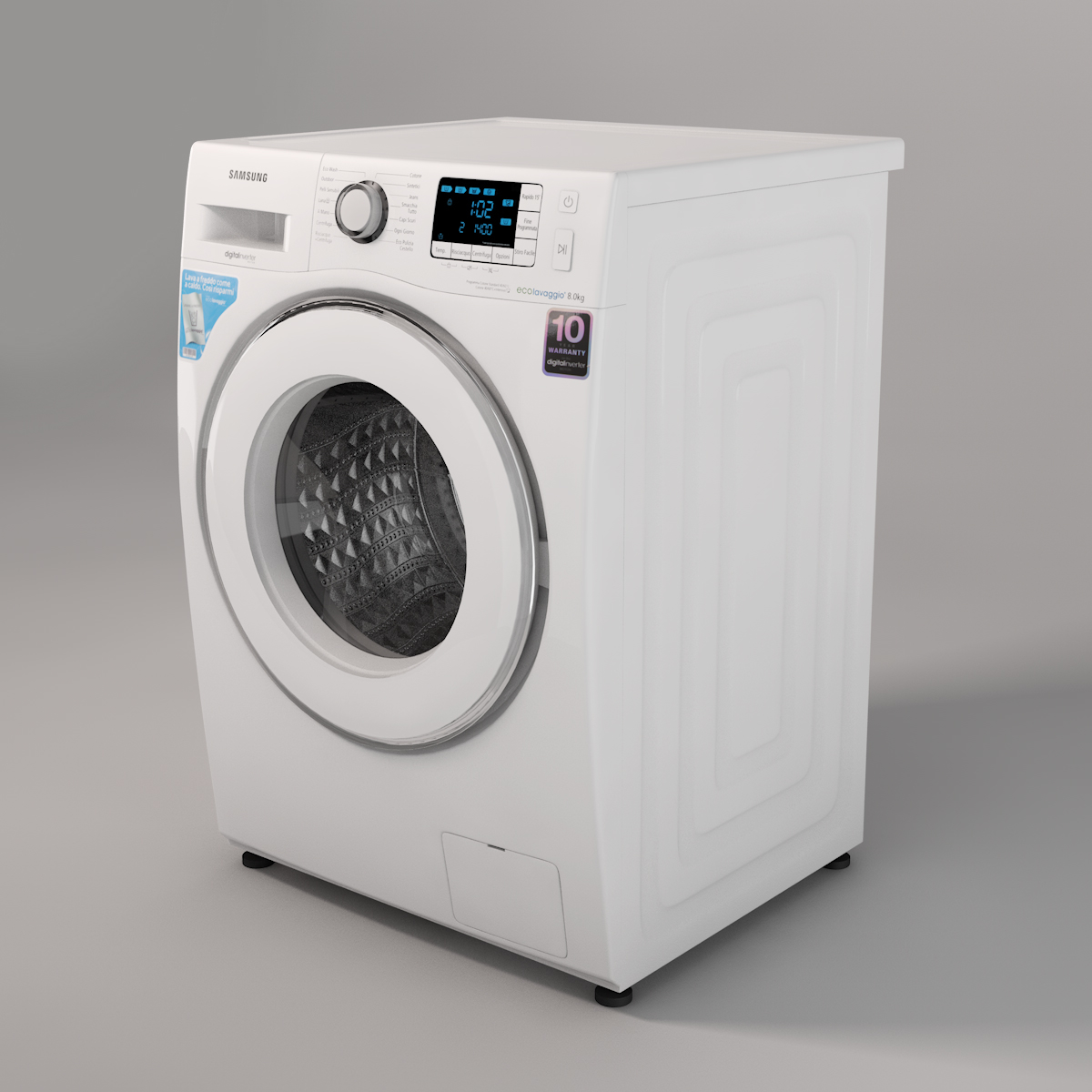 3d samsung washing machine model