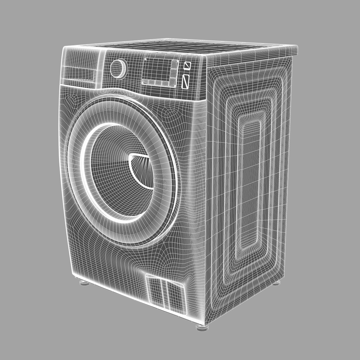 3d samsung washing machine model