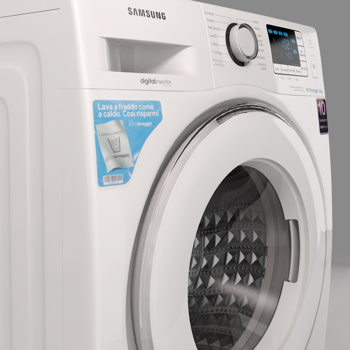 3d samsung washing machine model