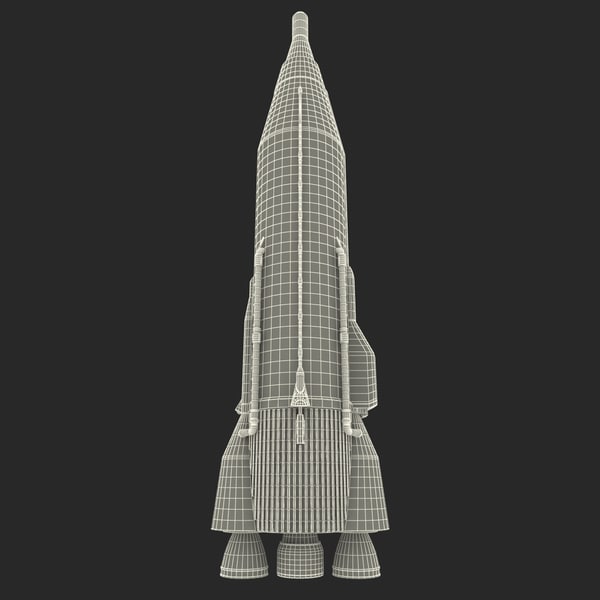 Atlas Rocket 3d Model