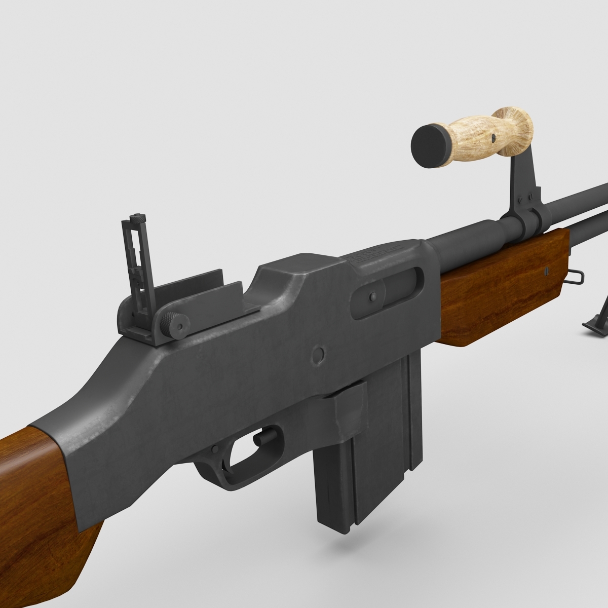 x m1918a2 browning automatic rifle gun