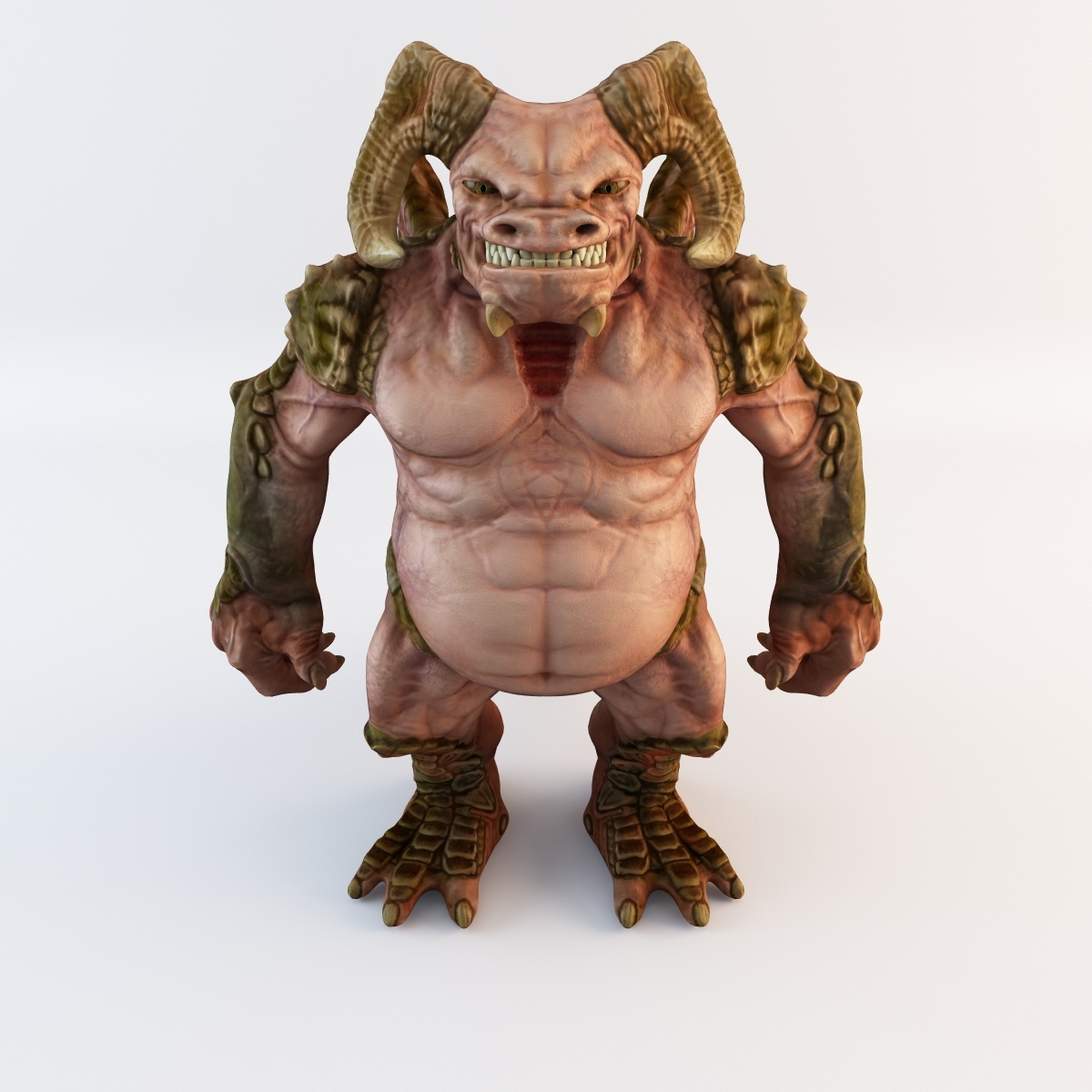 demon monster 3d c4d