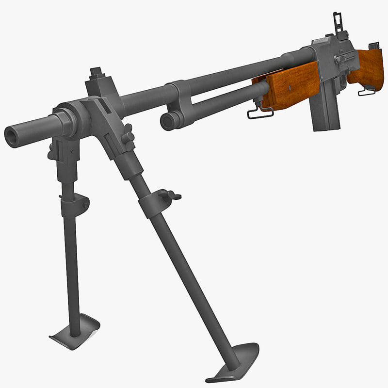 3d m1918a2 browning automatic rifle gun