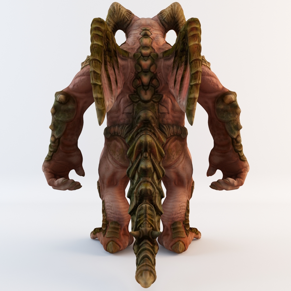 demon monster 3d c4d