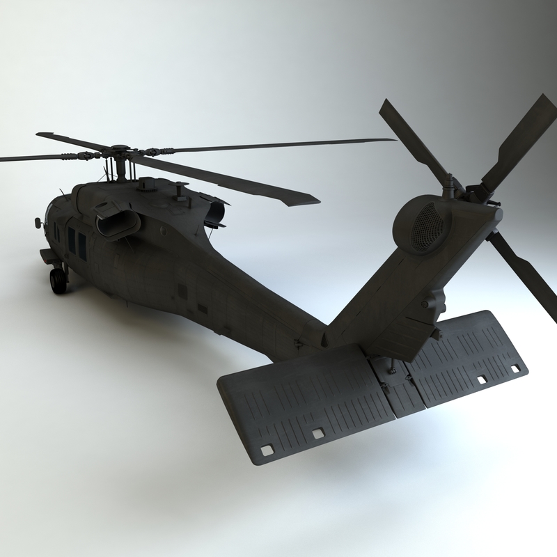 3d pave sikorsky helicopter model