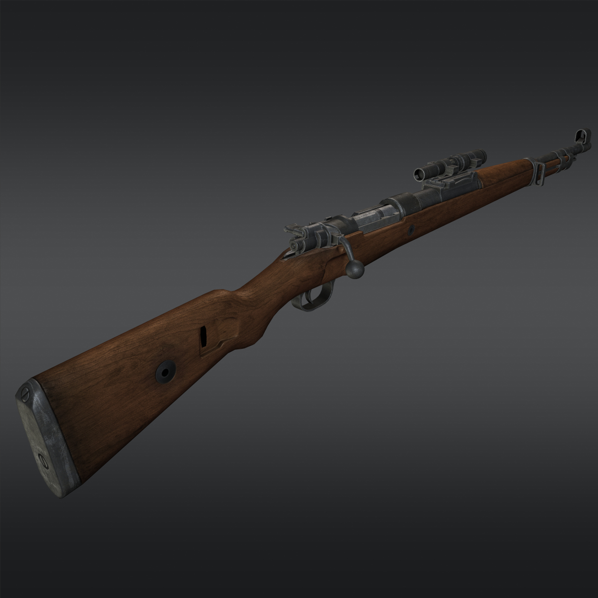 3d model kar98k rifle