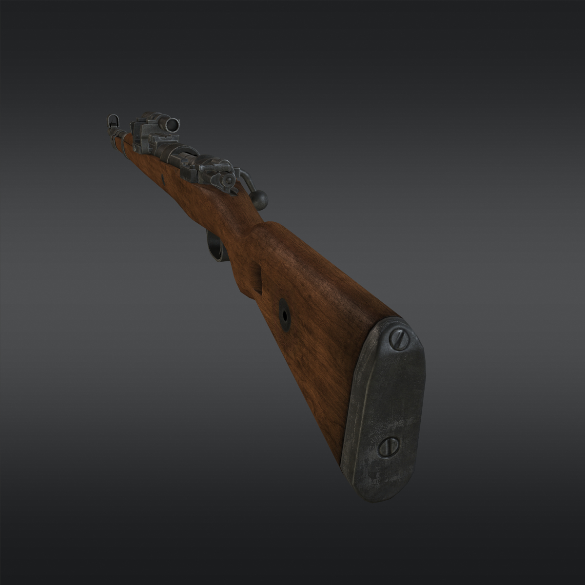 3d model kar98k rifle