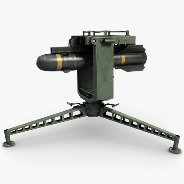 m299 missile launcher hellfire 3d model