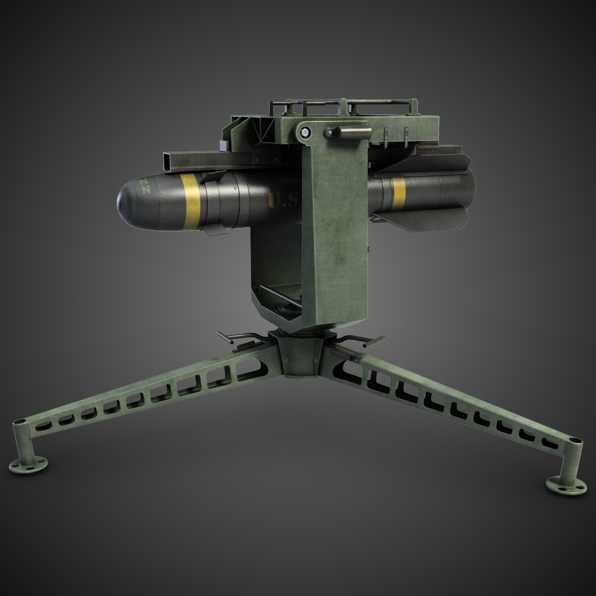 max surface hellfire missile launcher