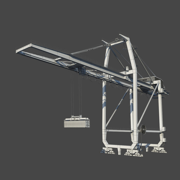 container crane 3d model