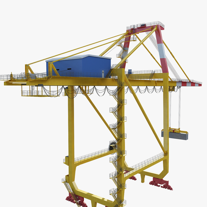 container crane 3d model
