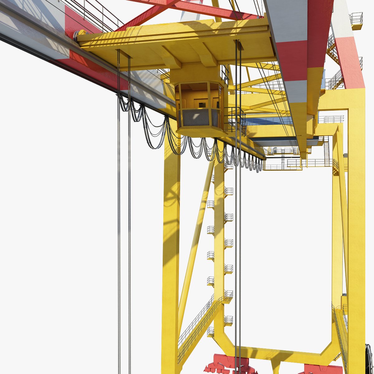 container crane 3d model