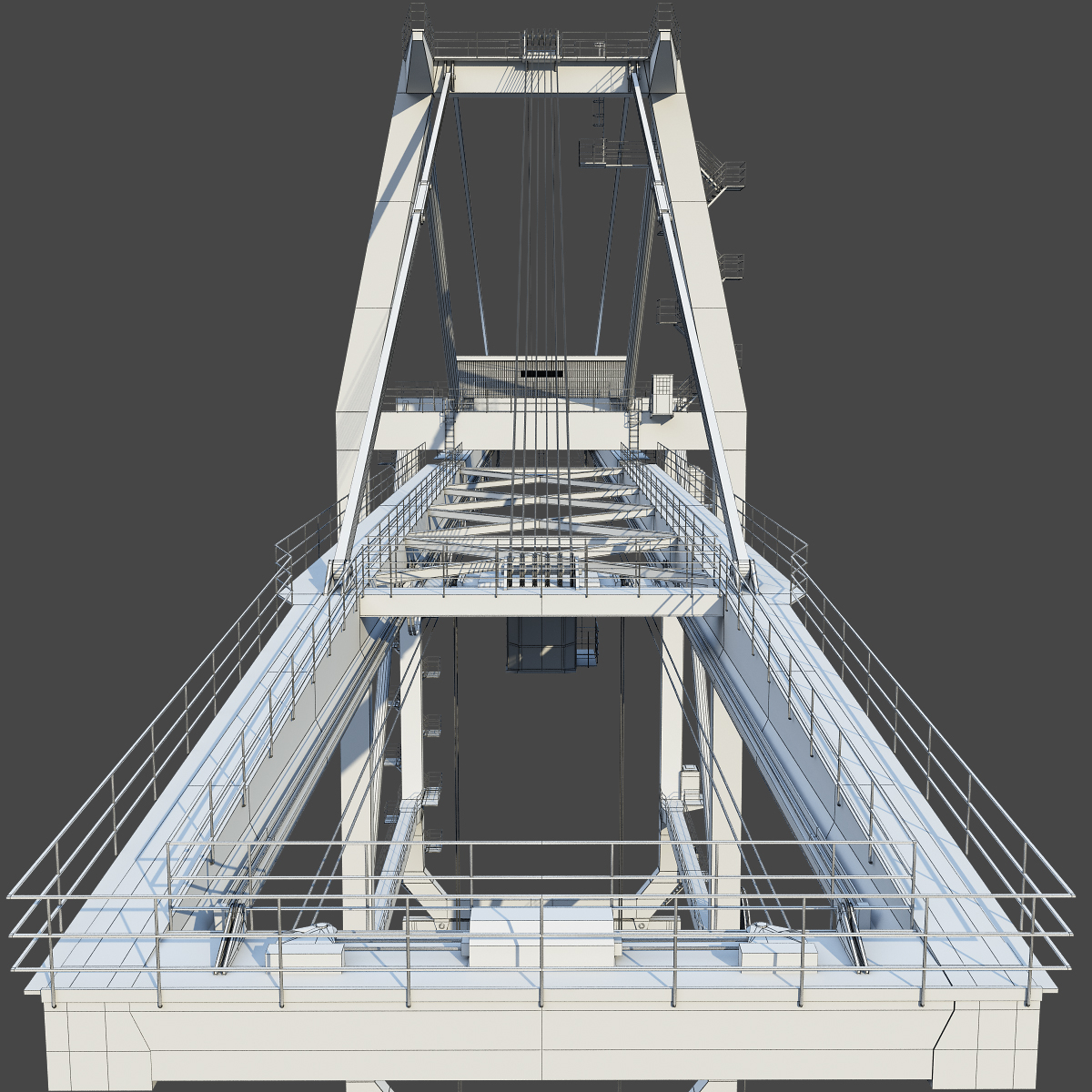 container crane 3d model
