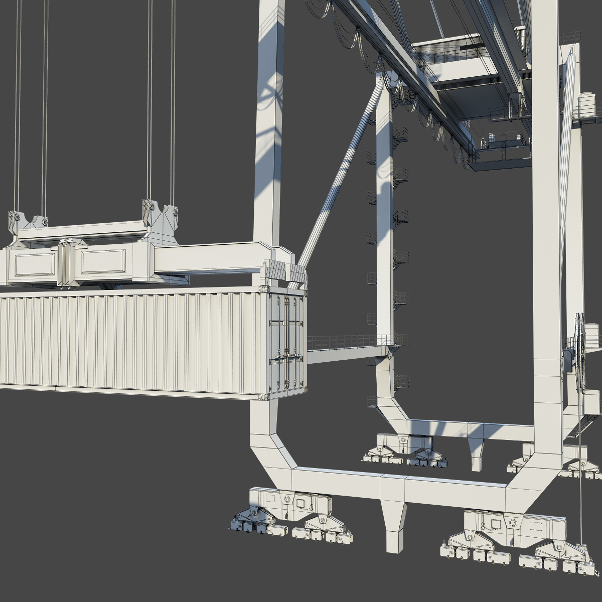 container crane 3d model