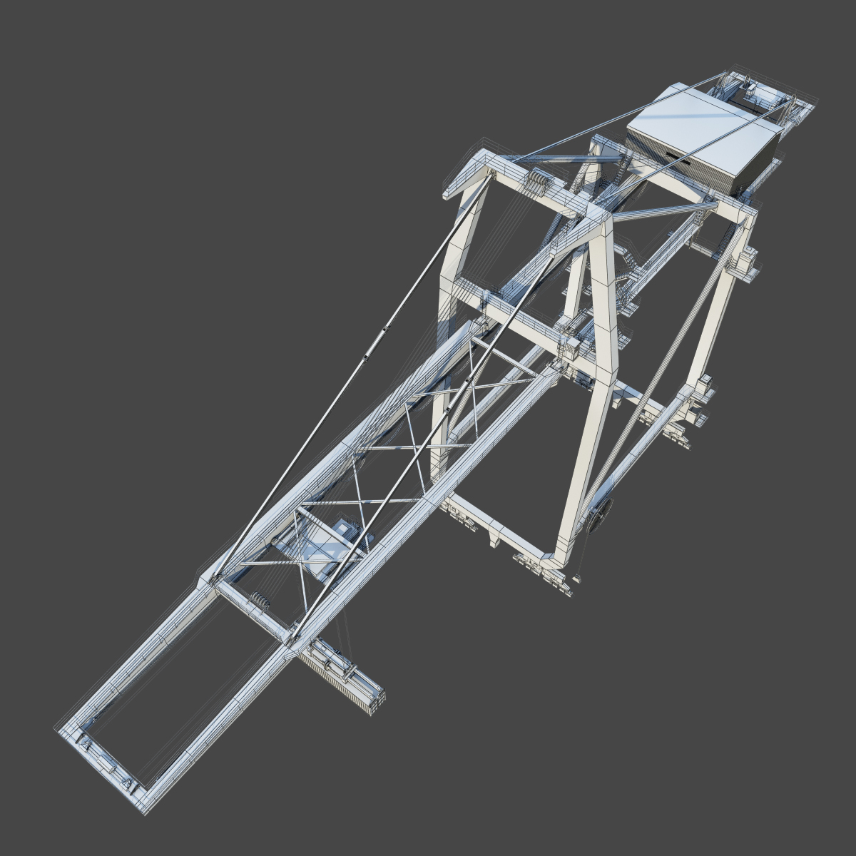 container crane 3d model