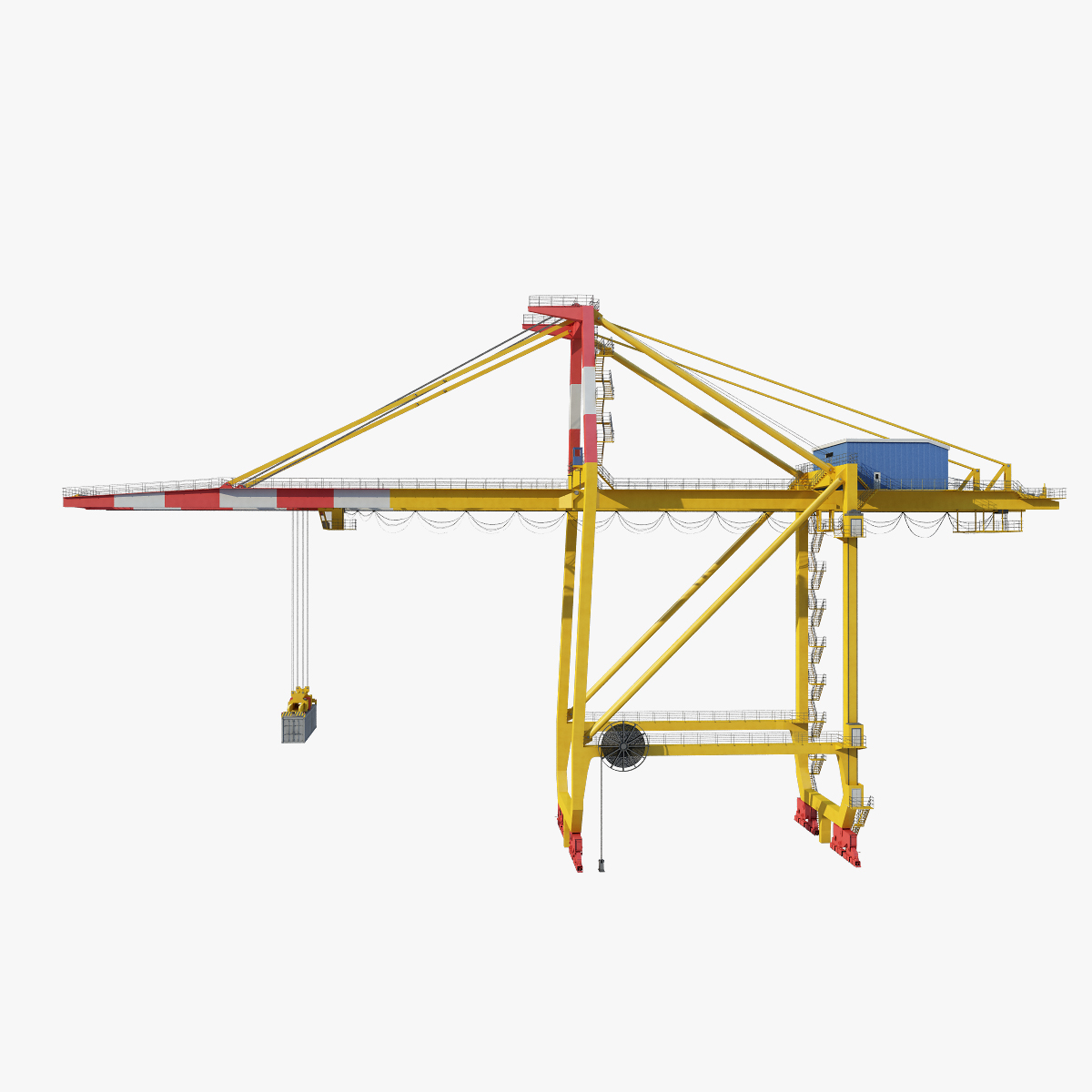 container crane 3d model