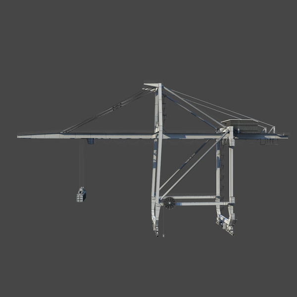 container crane 3d model