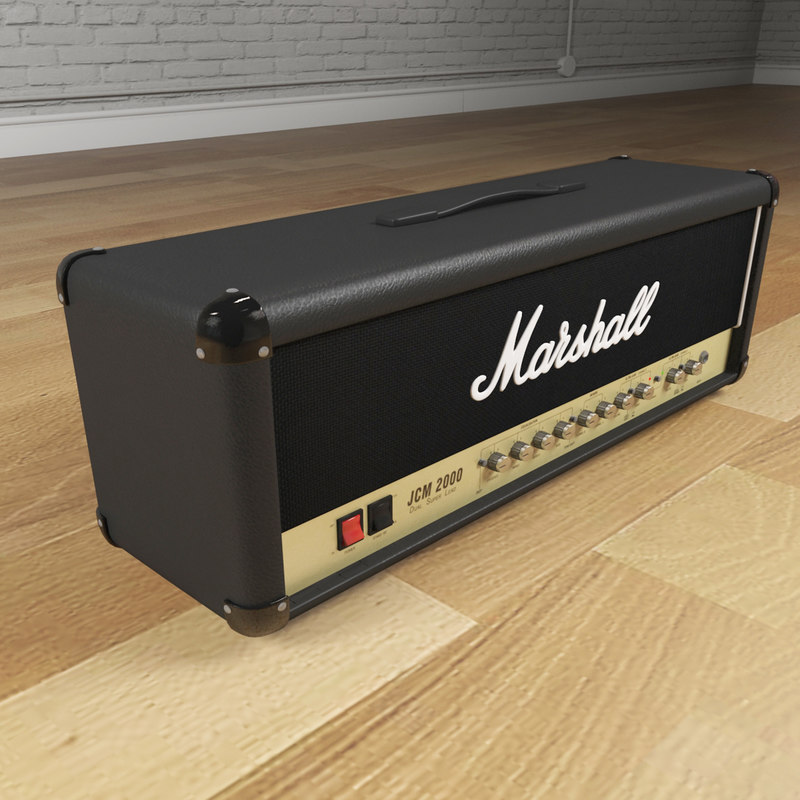 marshall amplifier 3d model