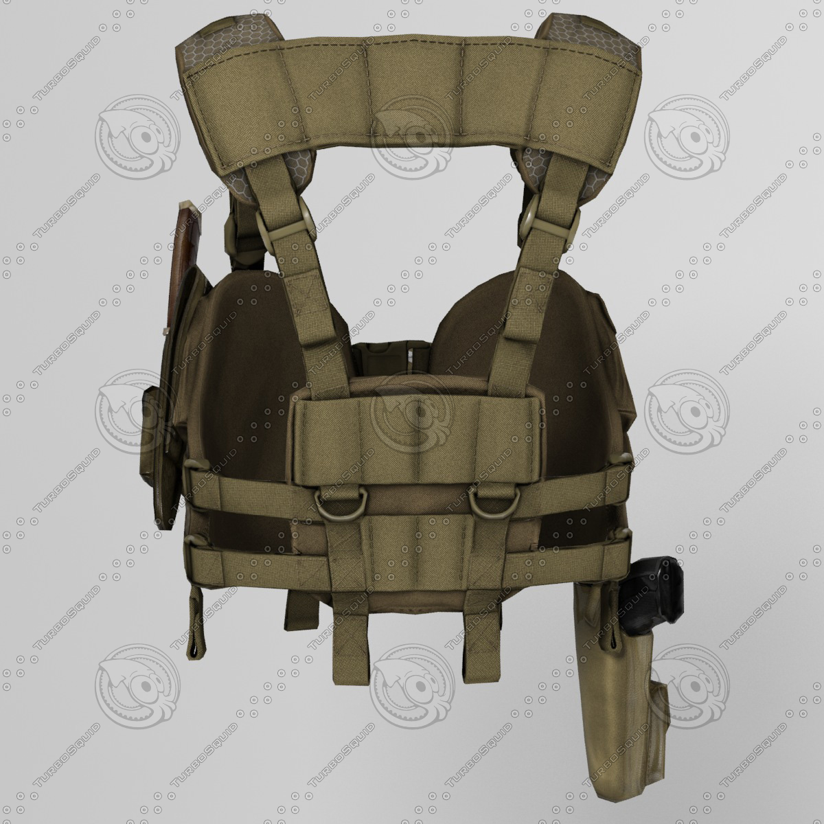 max army tactical vest otter