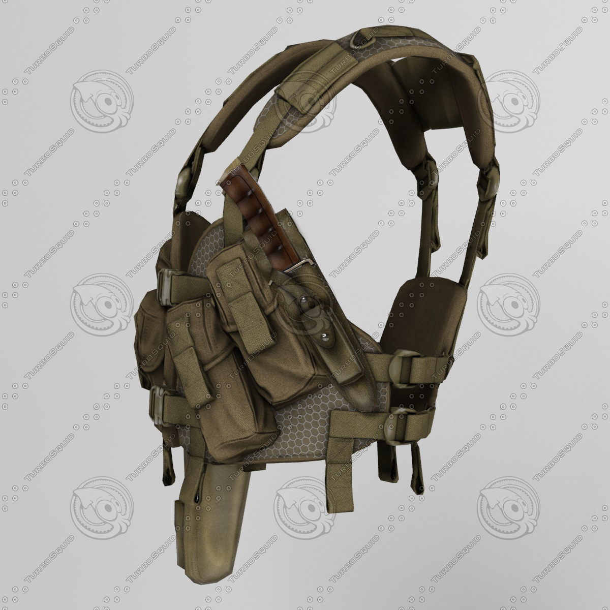 max army tactical vest otter
