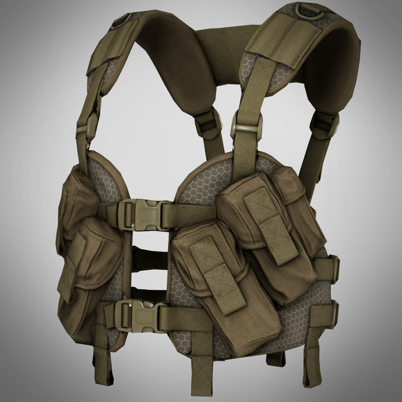max army tactical vest otter