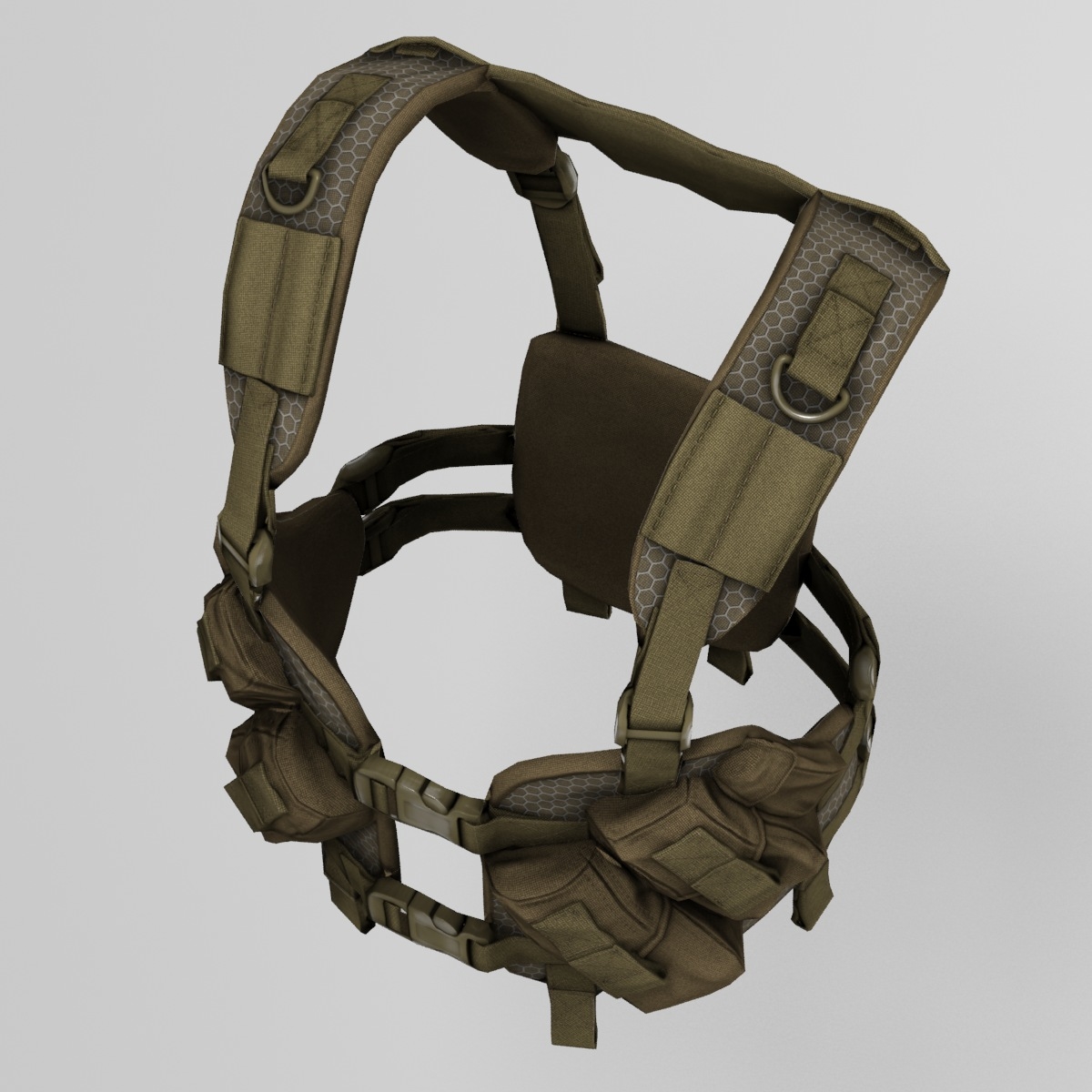 max army tactical vest otter