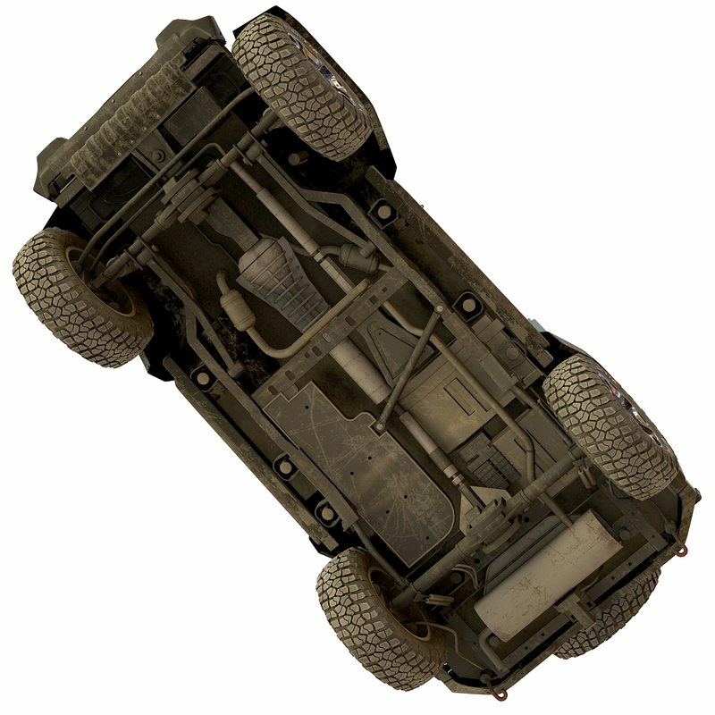 3d model jeep wrangler rubicon