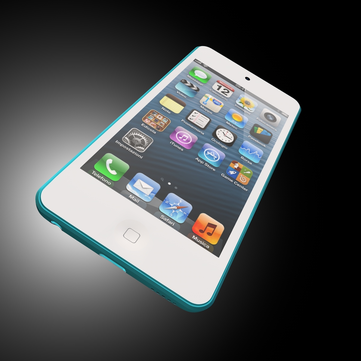 3d model apple ipod touch 5g