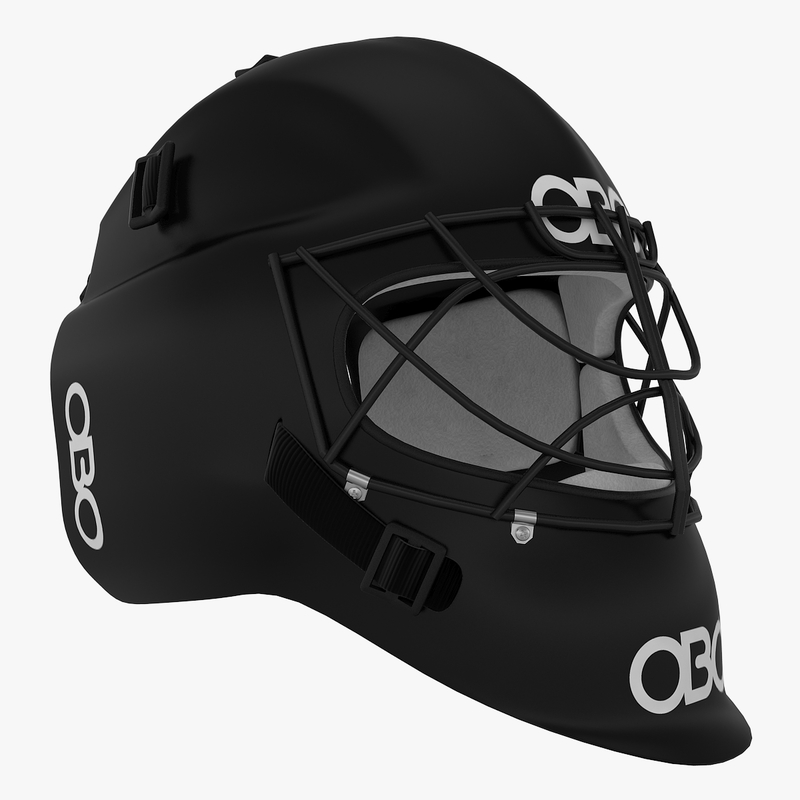 3d model field hockey helmet obo
