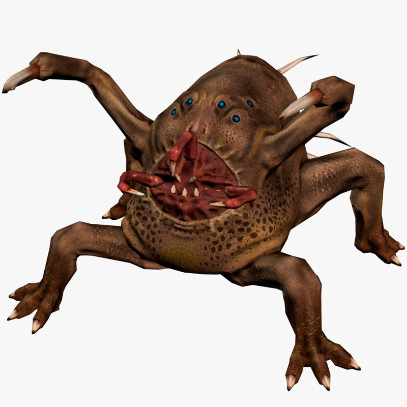 character alien monster obj