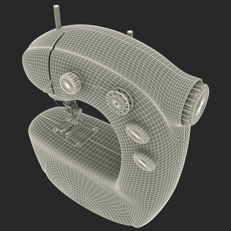 3d sewing machine 4 model