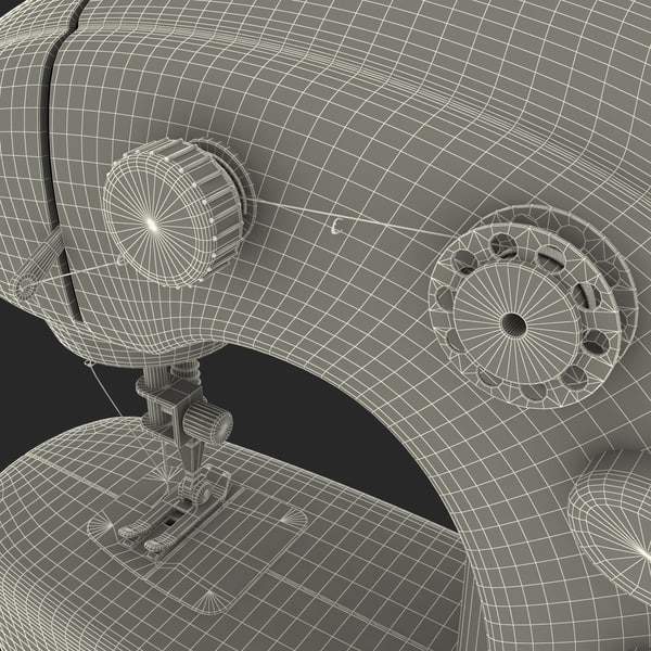 3d sewing machine 4 model