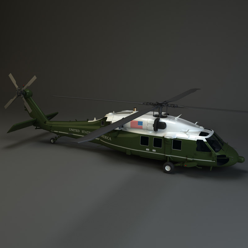 vh-60n helicopter 3d max