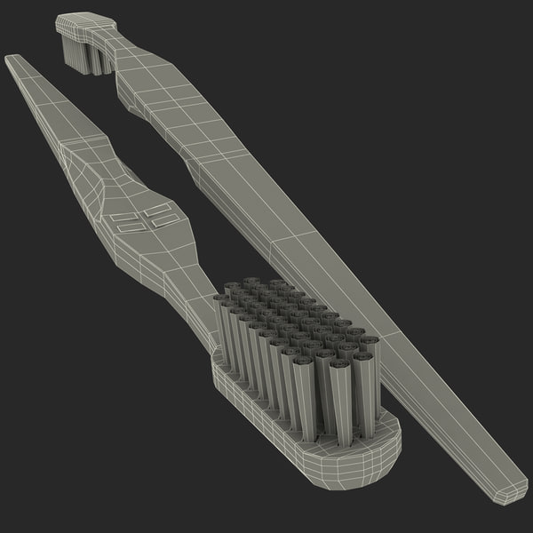 3d model tooth brush 4