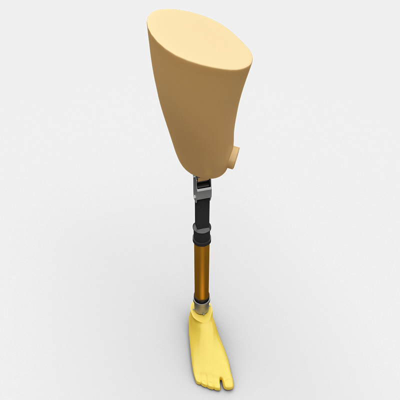 prosthetic leg 2 3d model