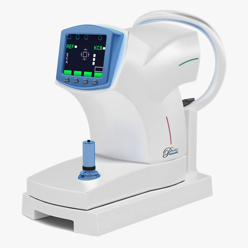 3d model auto ref keratometer