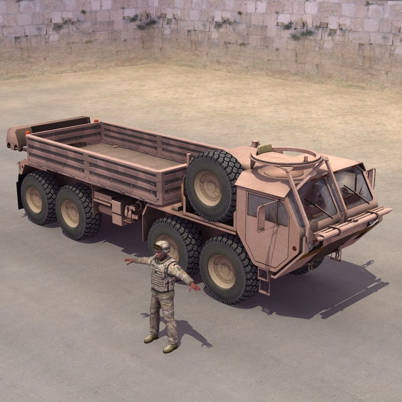 m977 hemtt driver transport 3d obj